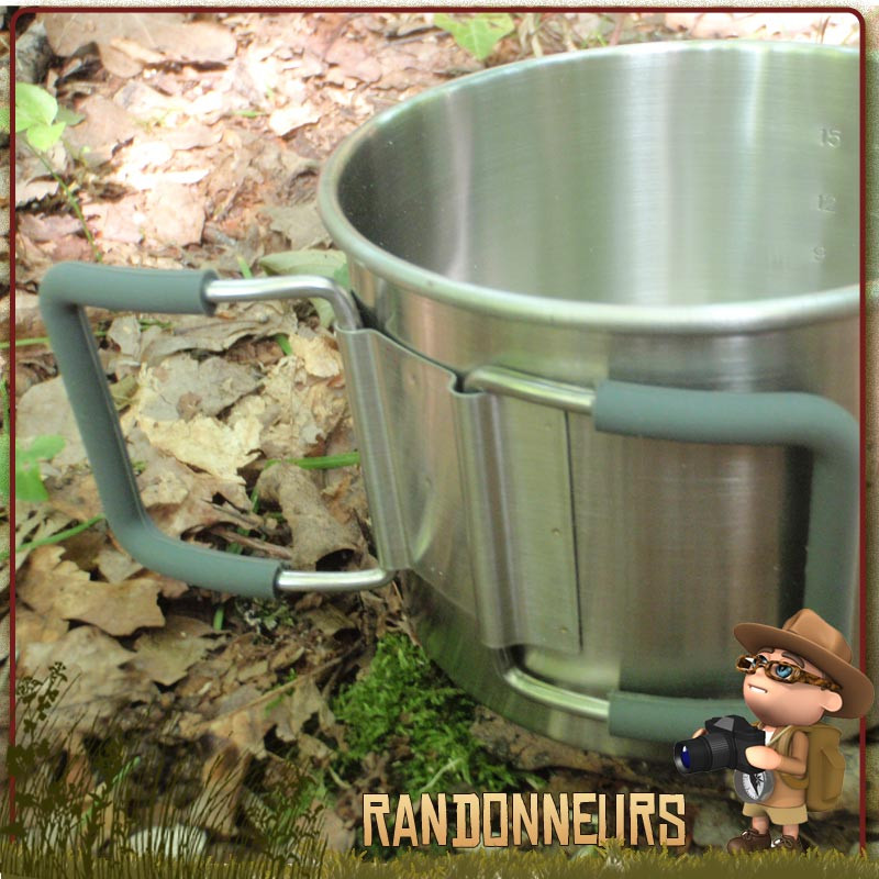 Tasse acier Inox ultra robuste 50 cl Kelly Kettle bushcraft survie