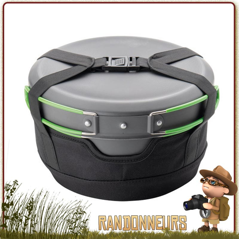 Kit batterie de Cuisine TERRA CAMP 4 Optimus popote familiale bivouac