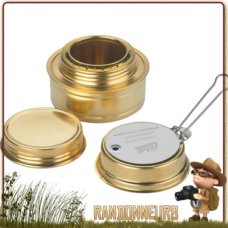 Set Popote Inox Réchaud Esbit CS985ST et bruleur alcool liquide esbit
