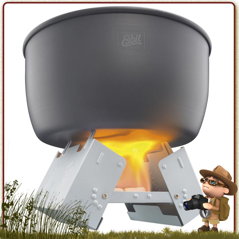 Boite 12 tablettes 14g essence solide Esbit hexamine réchaud randonnée